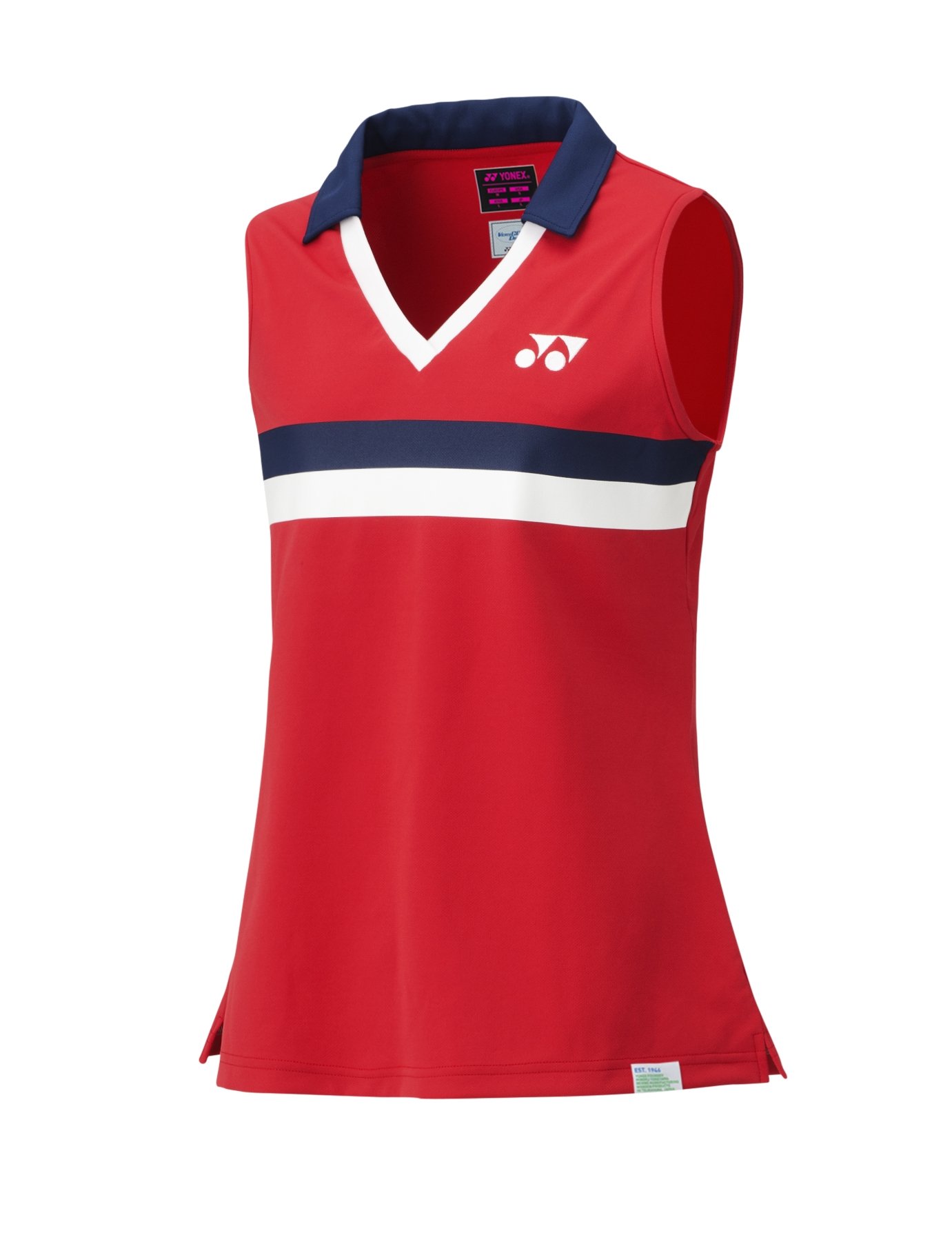 Yonex 75th Sleeveless Polo | Badminton polo → Shop now!