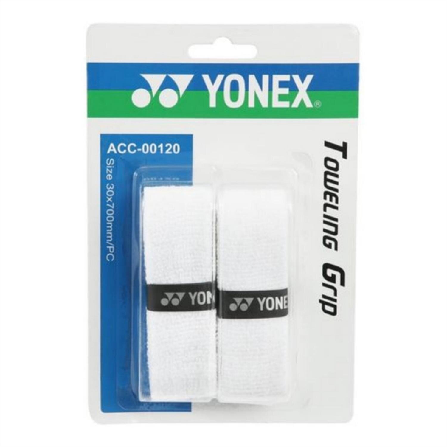 Yonex Toweling Grip 2-Pack White | Buy it here today →