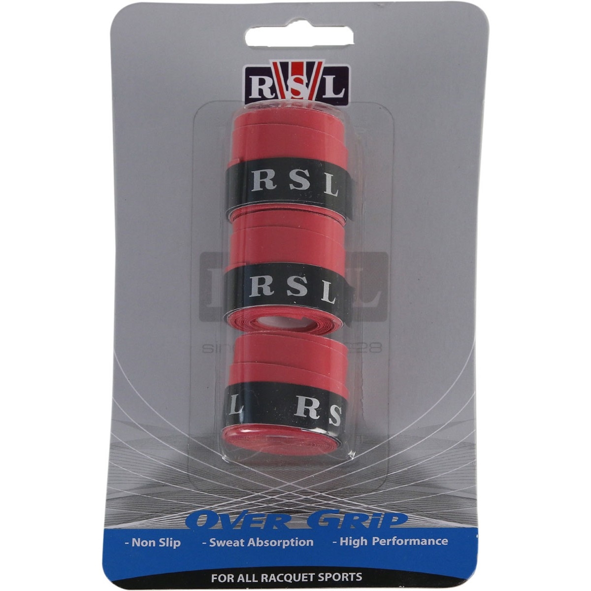 RSL Overgrip 3-pack Red | Badminton racket overgrip - Offer