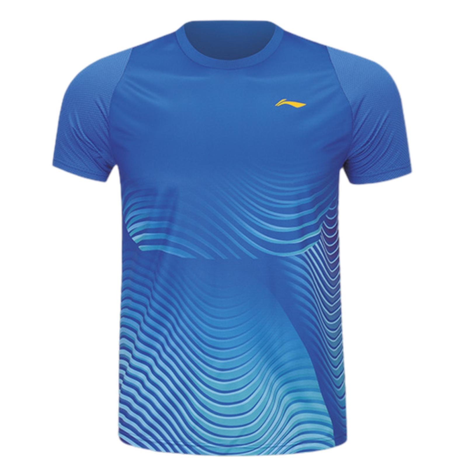 Li-Ning AAYS059 Blue | Badminton T-shirt → Price match