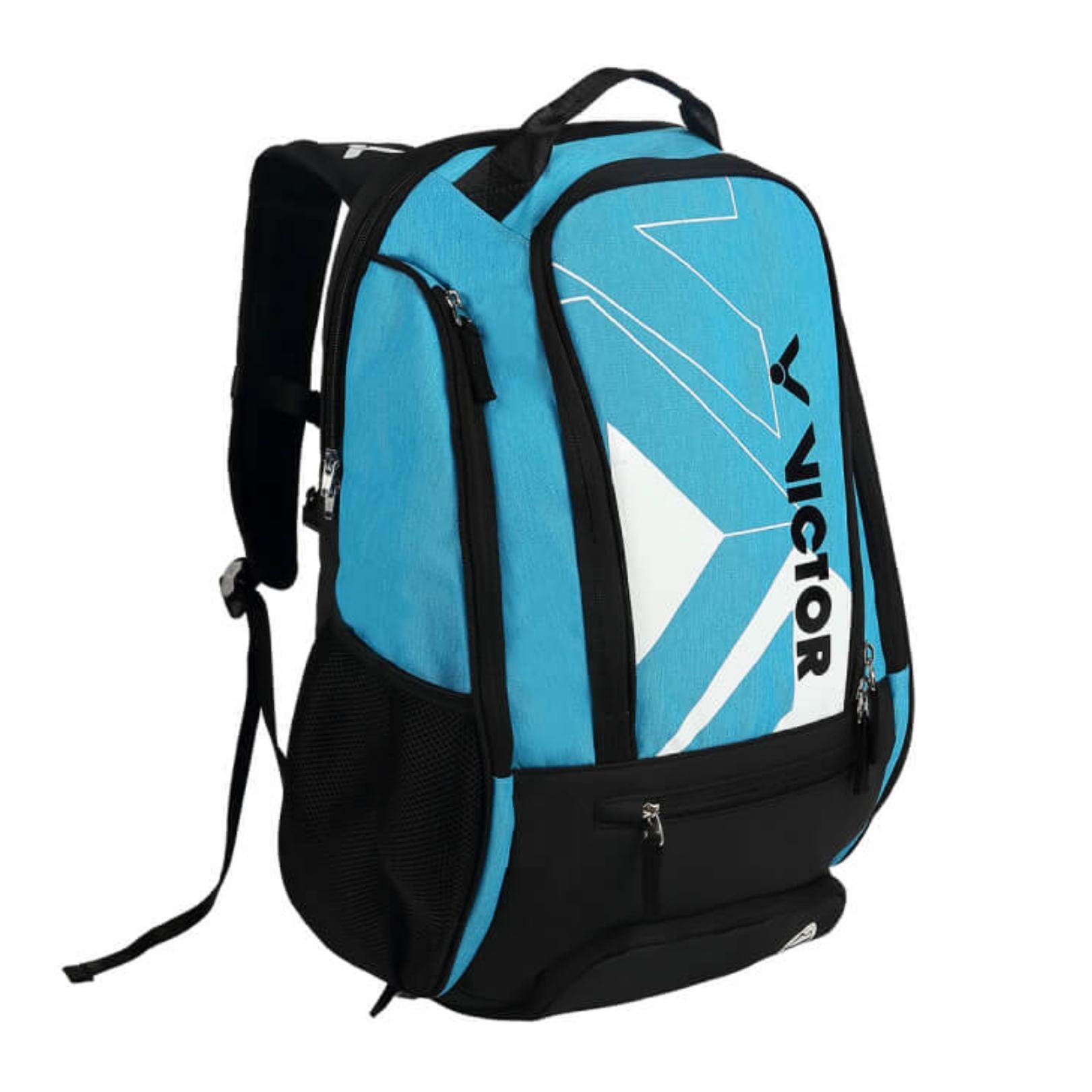 Victor BR9010 Black/Ceramic Blue| Badminton Backpack