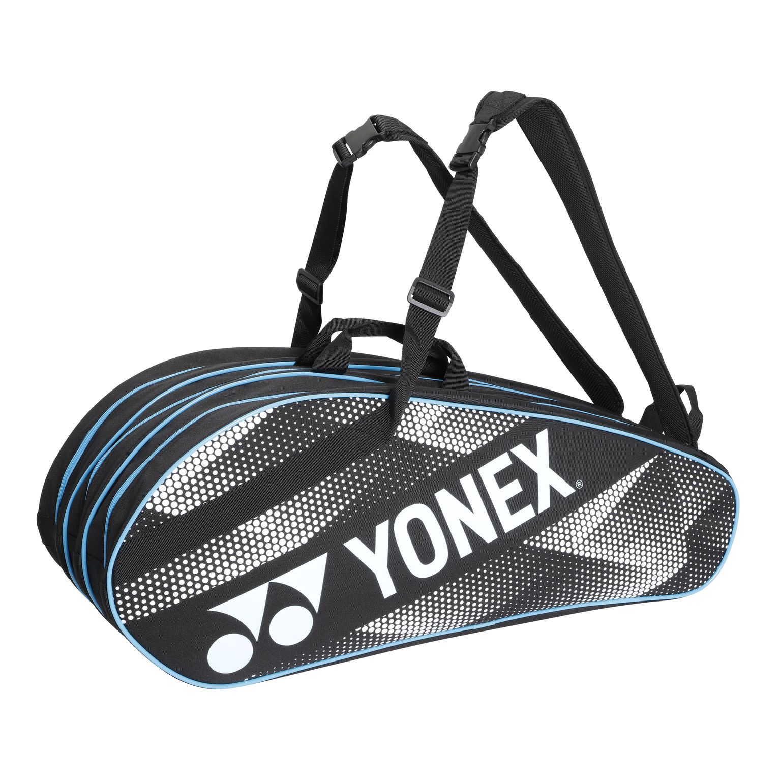 Yonex Triple Racketbag BAG222139 X9 Black/Blue - Badmintonshop