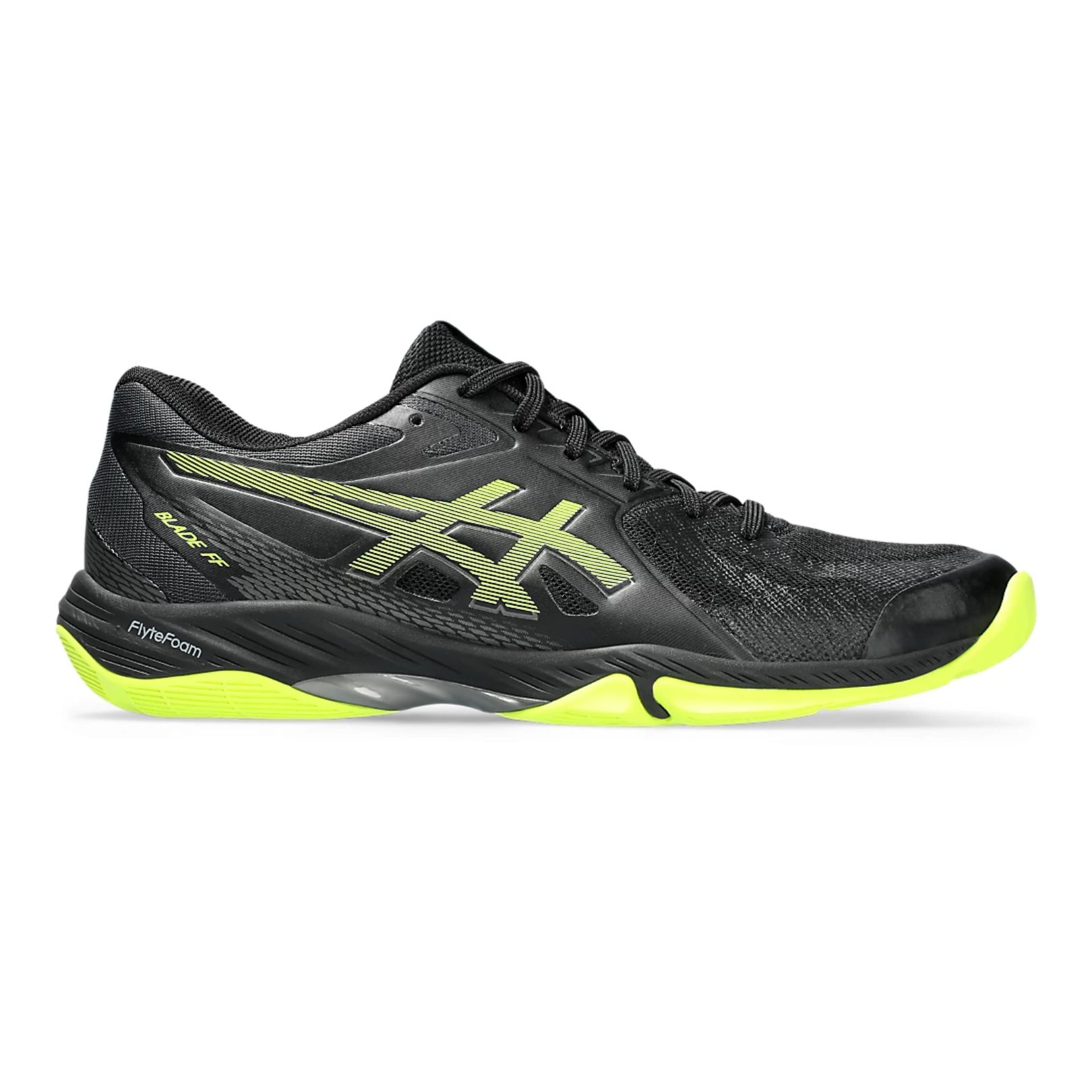 Asics Blade FF Black/Safety Yellow - Badmintonshop
