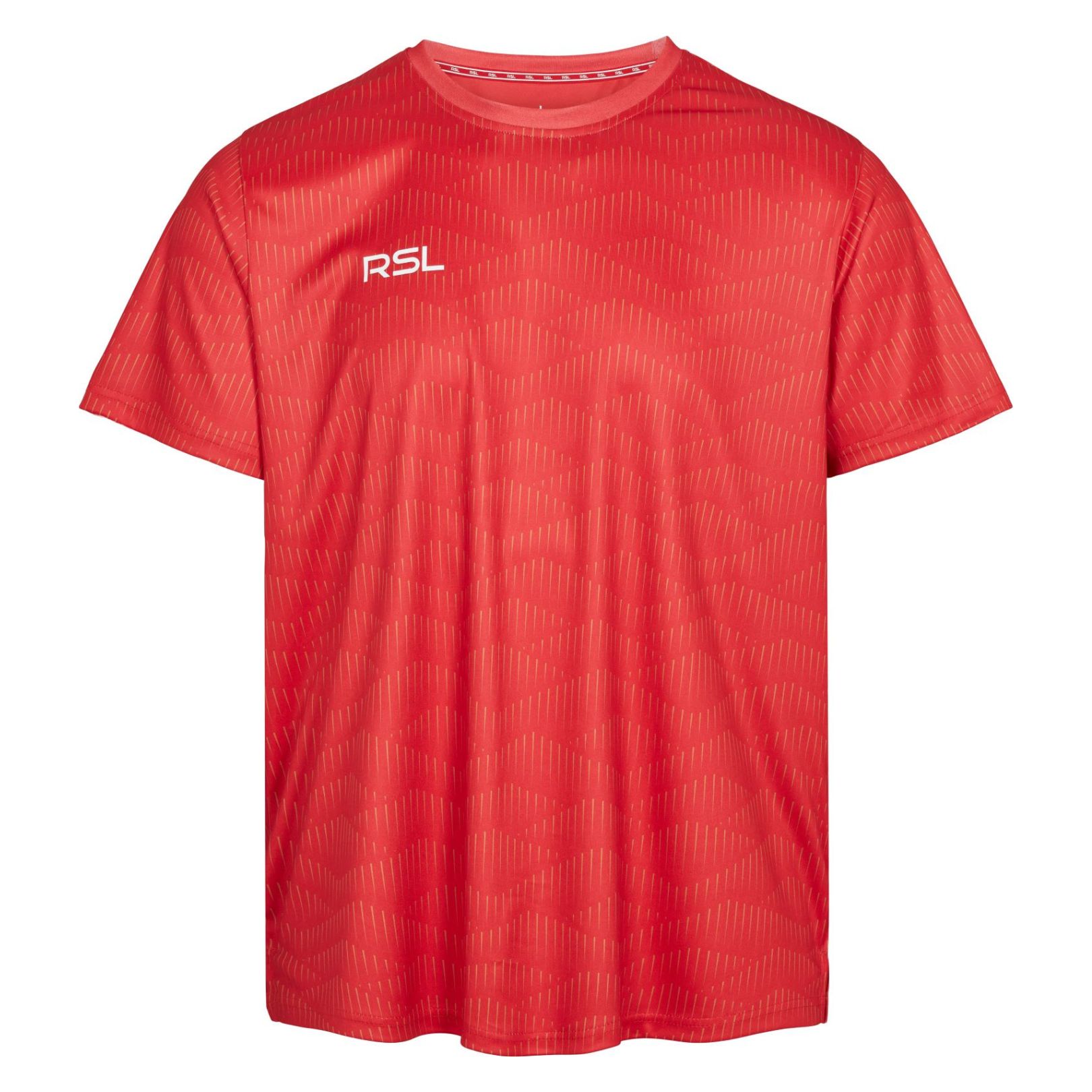 RSL Leonardo T-shirt Red/Gold - Badmintonshop