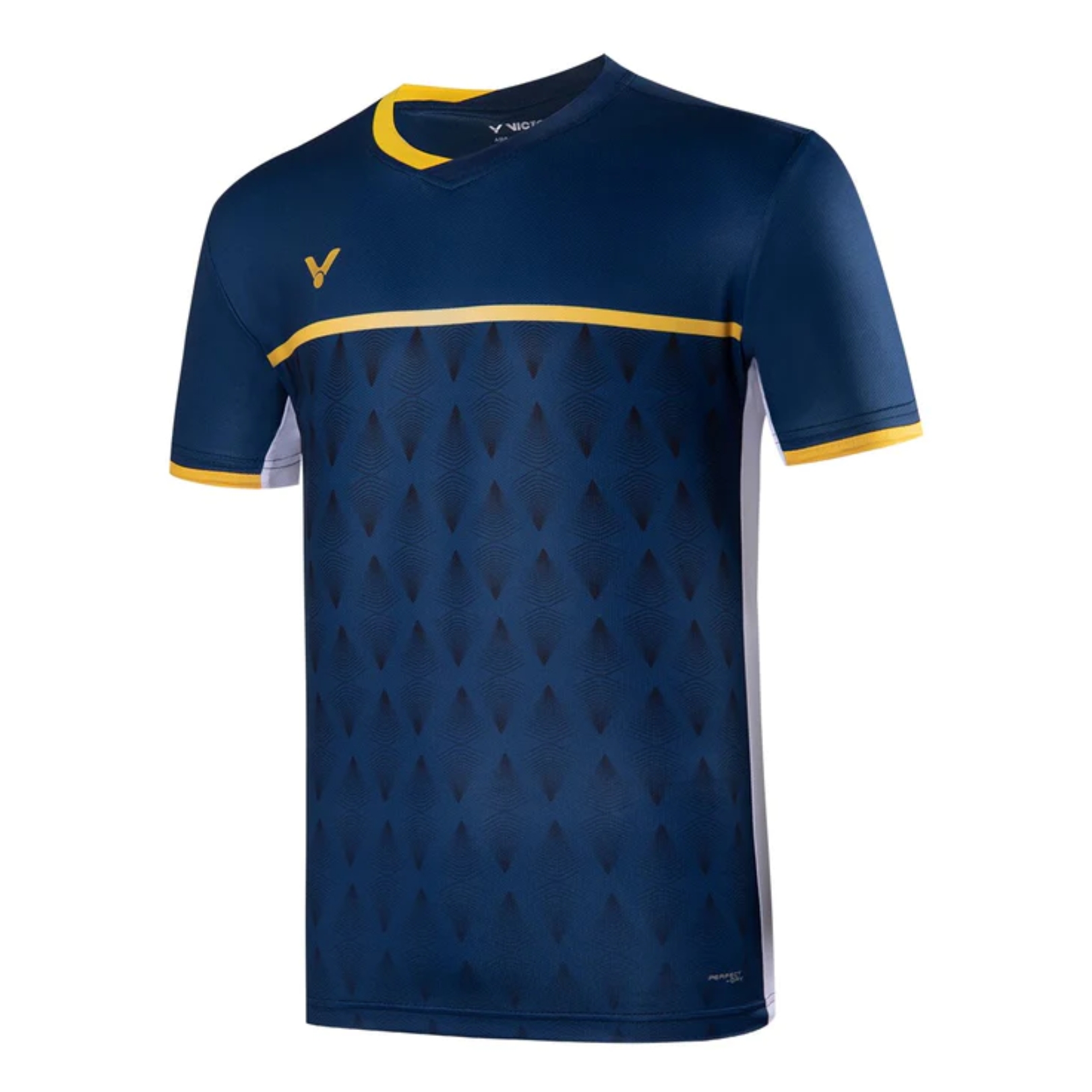 Victor T-5501 M Tee Navy Blue - Badmintonshop