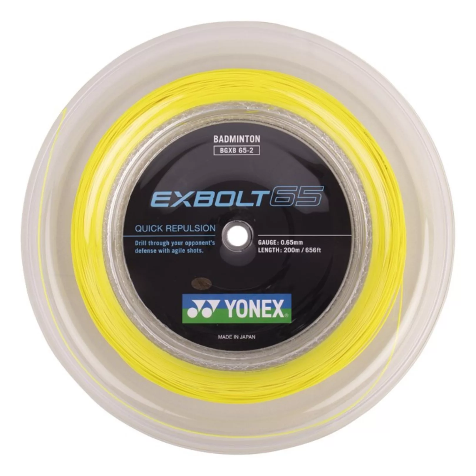 Yonex Exbolt 65 Yellow 200m | Badminton String → Buy!