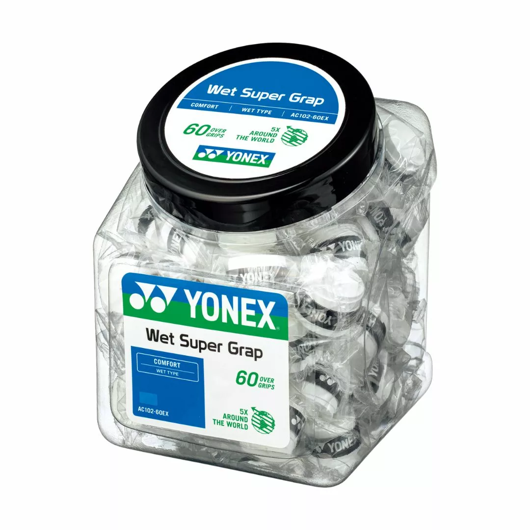 Yonex Wet Super Grap 60-Pack White | Yonex Overgrip!