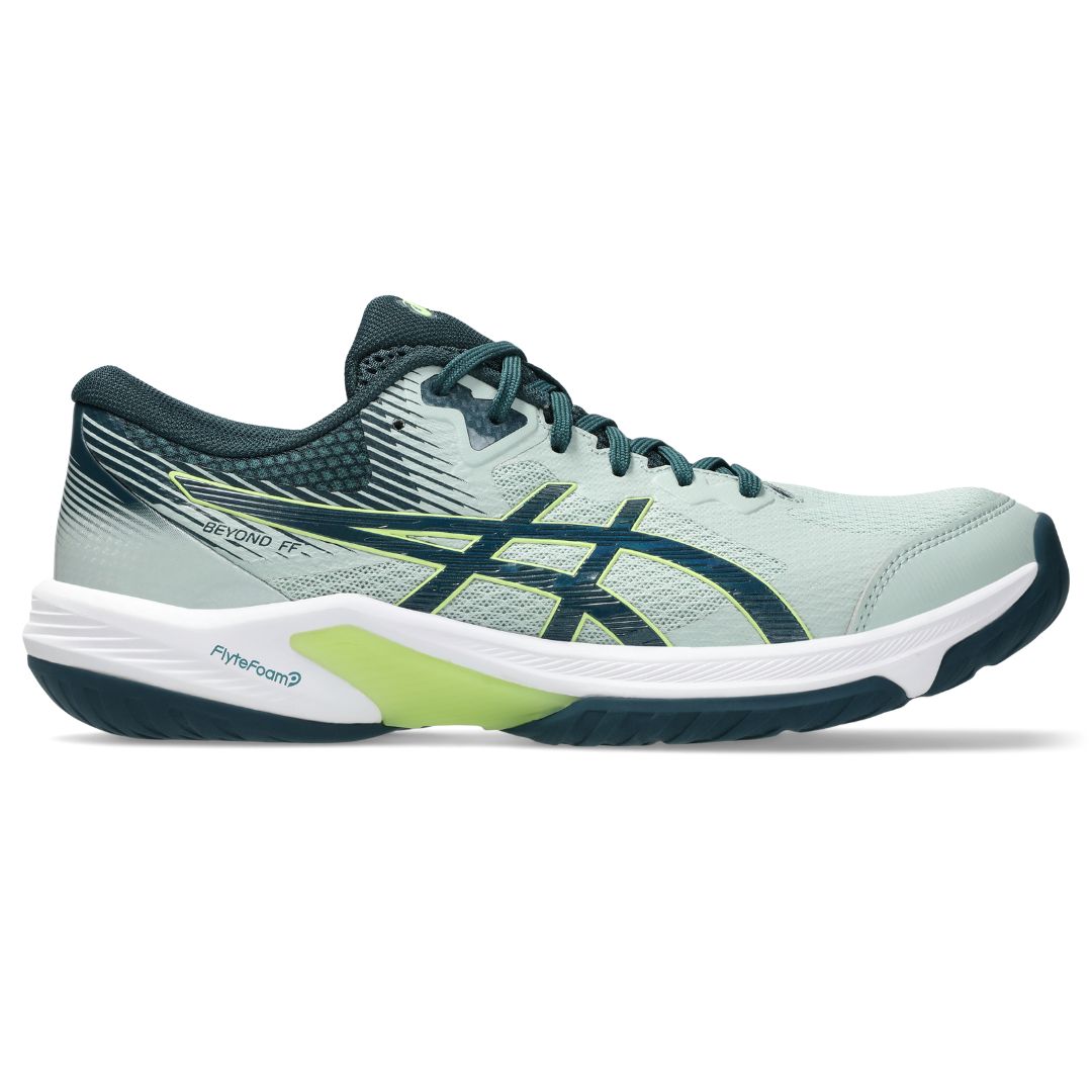 Asics Beyond FF Lichen Rock/Teal | Badminton shoes