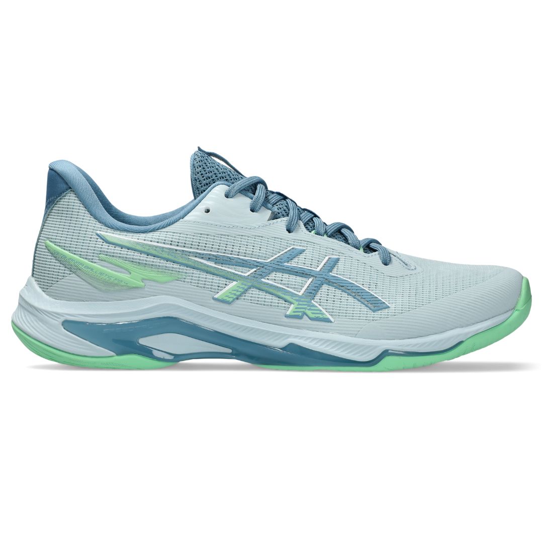 Asics Netburner Ballistic FF 4 Cool Grey/Saba Blue - Badmintonshop